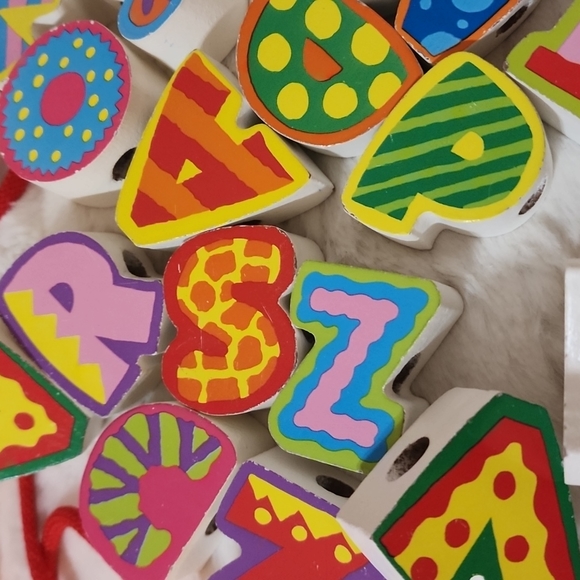Toys | Melissa And Doug Alphabet Lacing Puzzle 2 Sets | Poshmark